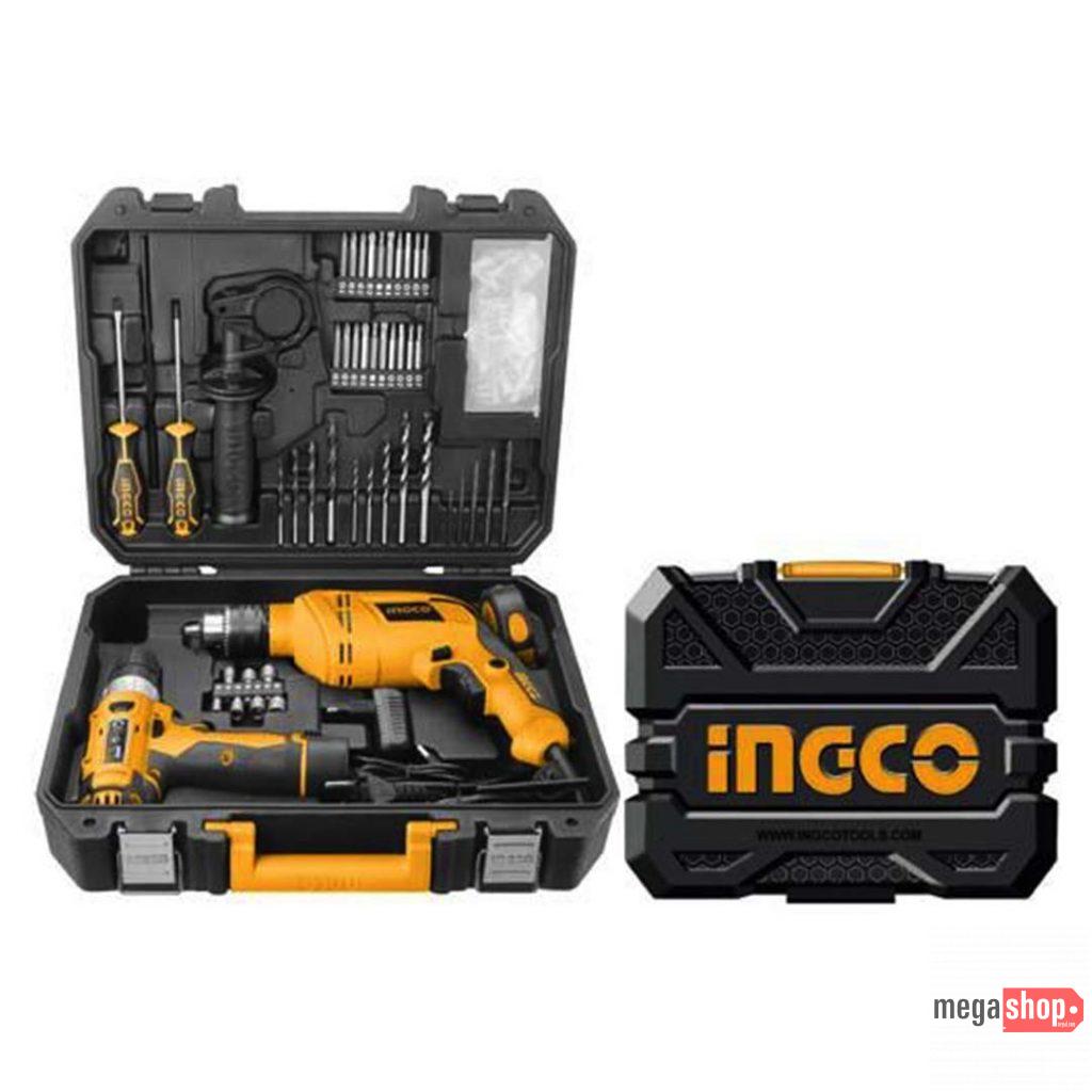 Ingco 107 PCS Tool Set Box With 2pcs Drill Machine - Mega Shop Nepal