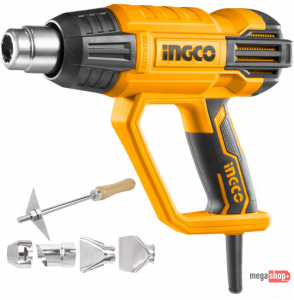 Ingco Heat gun HG200028-1 2000W Industrial - Hot Air Gun